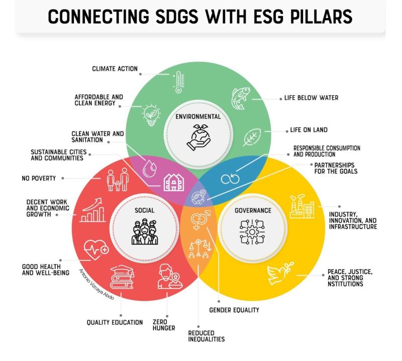 Integration of SDGs and ESG Pillars
